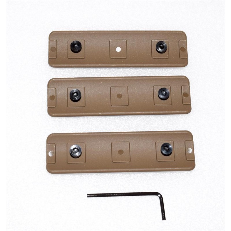 KG 4" Keymod Covers Set of 3 tan