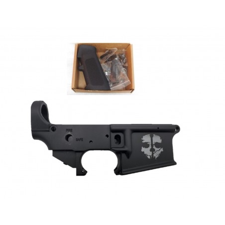 Konza Guns AR15 Stripped Laser Etched Ghosts Lower With LPK