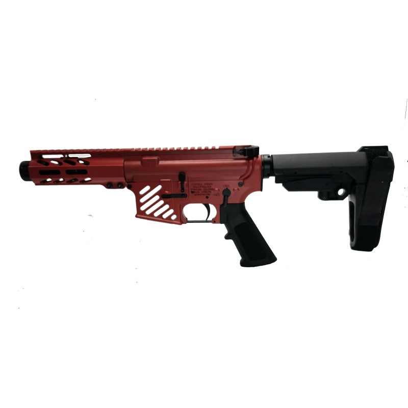 Konza Guns Micro Mayhem 300 Blackout 5" Pistol w SB3 Brace Skeletonized ...