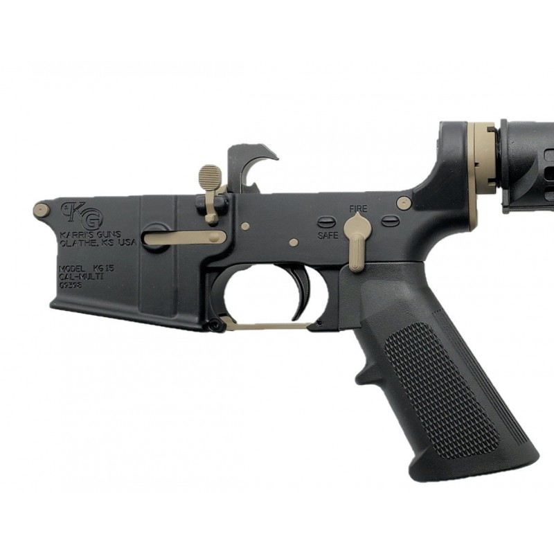 KG AR15 Accent Lower Parts Kits Cerakote FDE