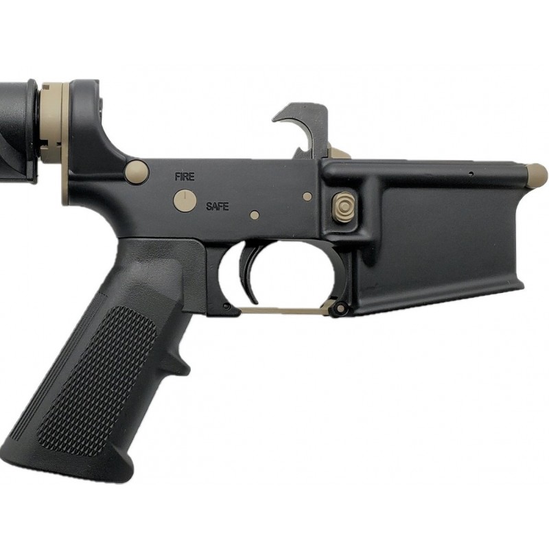 KG AR15 Accent Lower Parts Kits Cerakote FDE